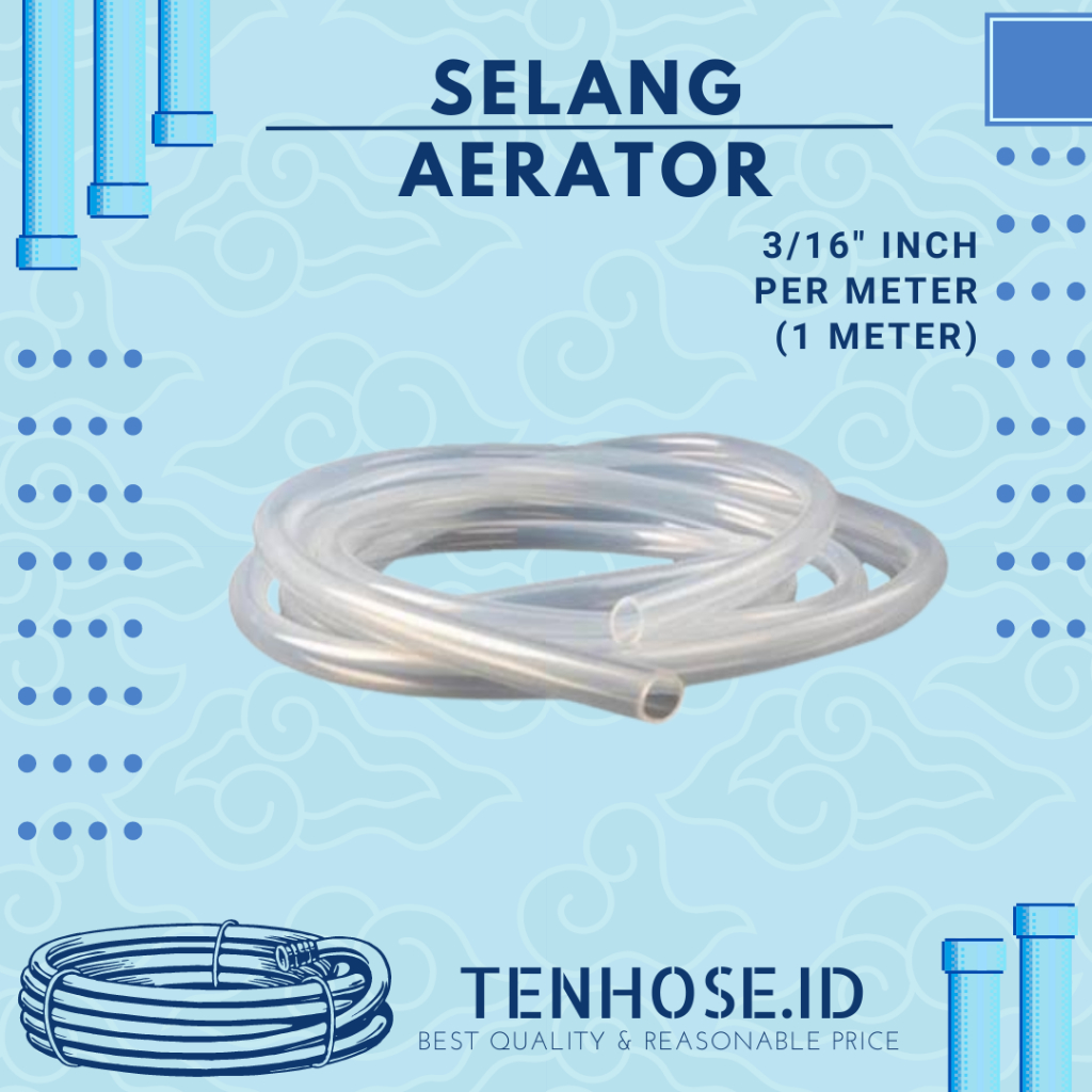 Jual Selang Aquarium Aerator 3/16" Inch Jual per Meter (1 Meter ...