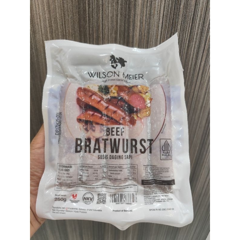 Jual Wilson Beef Bratwurst 250gram | Shopee Indonesia