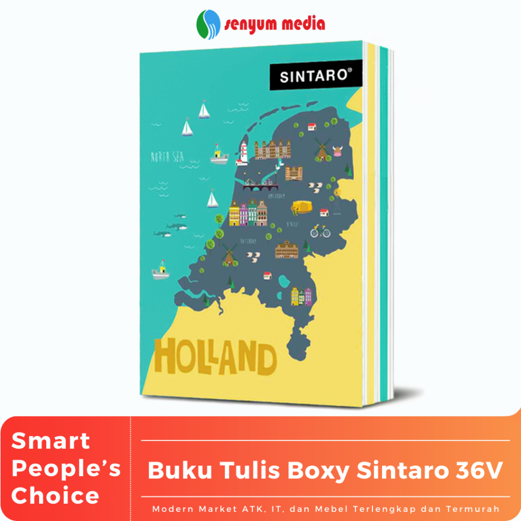 Jual Buku Tulis Boxy SINTARO EKONOMIS Oleh LOCOMOTIF 36 Lembar (1 Pack ...