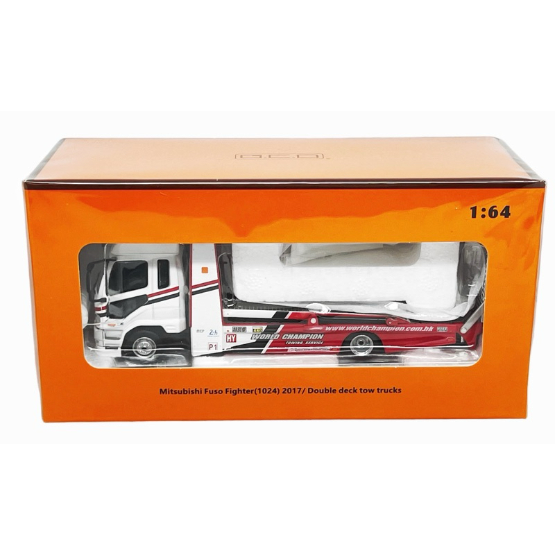 Jual GCD 64 Fuso Double Deck Tow Truck World Champion Livery | Shopee ...