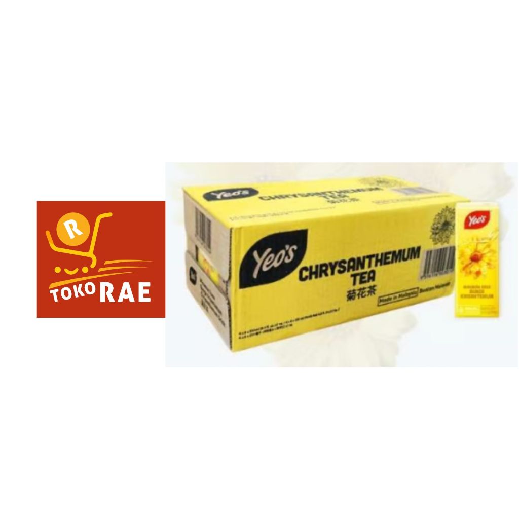 Jual Yeos Teh Kembang Chrysanthemum // Kundur Kotak 250ML1 dus isi 24 | Shopee Indonesia