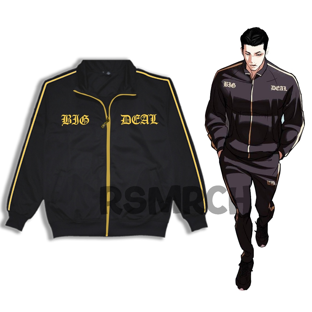 Jual Jaket Tracktop Big Deal Crew Komik Lookism Kim Gimyung Bigdeal ...