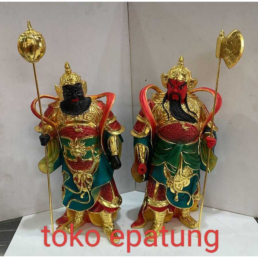 Jual patung dewa rupang dewa penjaga pintu / men sien - fiber - 14 inch ...
