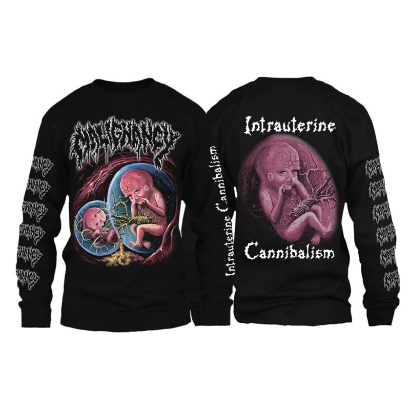 Jual MALIGNANCY intrauterine cannibalism art - LONGSLEEVE ORIGINAL ...