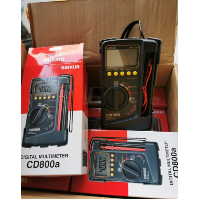 Jual Multimeter SANWA CD800A Multi Tester CD 800A Avometer Digital Plus ...