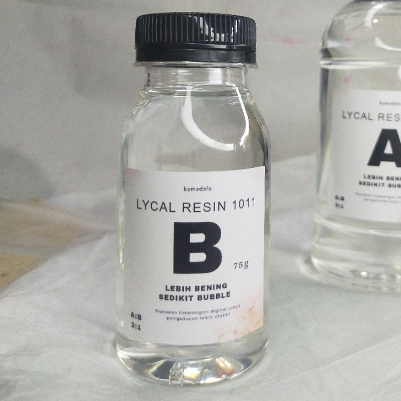 Jual Resin Lycal PART B SAJA Bening Clear | Shopee Indonesia
