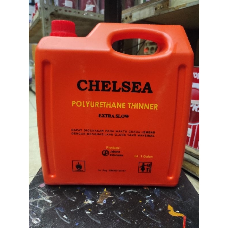 Jual THINER PU CHELSEA EXTRA SLOW DRY 1GALON | Shopee Indonesia