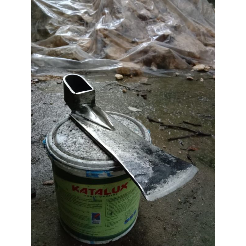 Jual ganco tanah Asli per baja cangkul kecil baja tebal ganco baja per ...