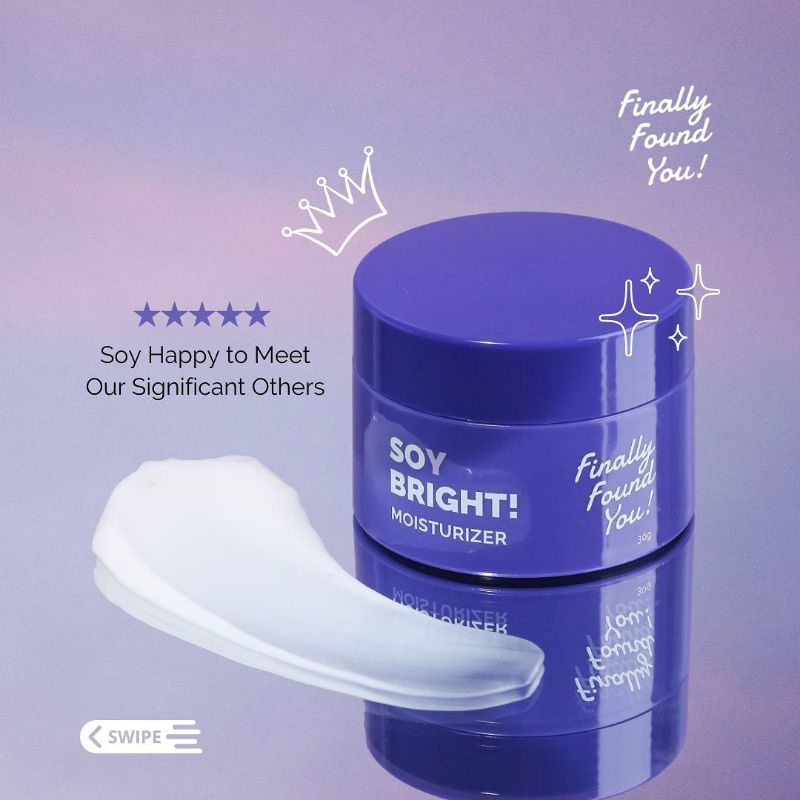 Jual Finally Found You Moisturizer SOY Bright Pelembab Siang Malam dan ...