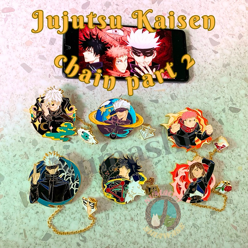 Jual [PART 2] JUJUTSU KAISEN JJK PIN ENAMEL BADGE BROS AKSESORIS ...
