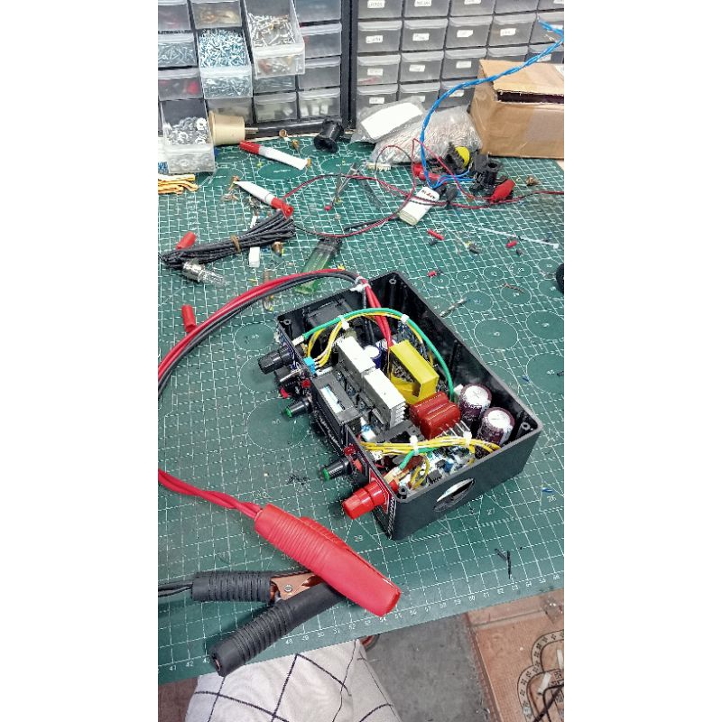 Jual P d c 4 mosfet jumbo full flip flop voltmeter protex | Shopee ...