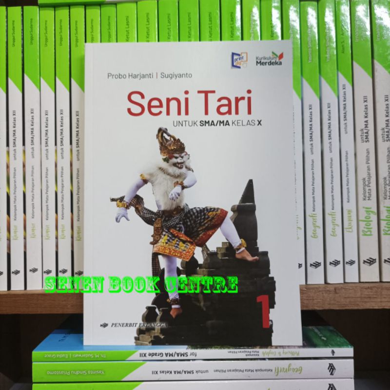 Jual Buku Seni Tari Kelas 1/X/10 SMA Erlangga Kurikulum Merdeka | Shopee Indonesia