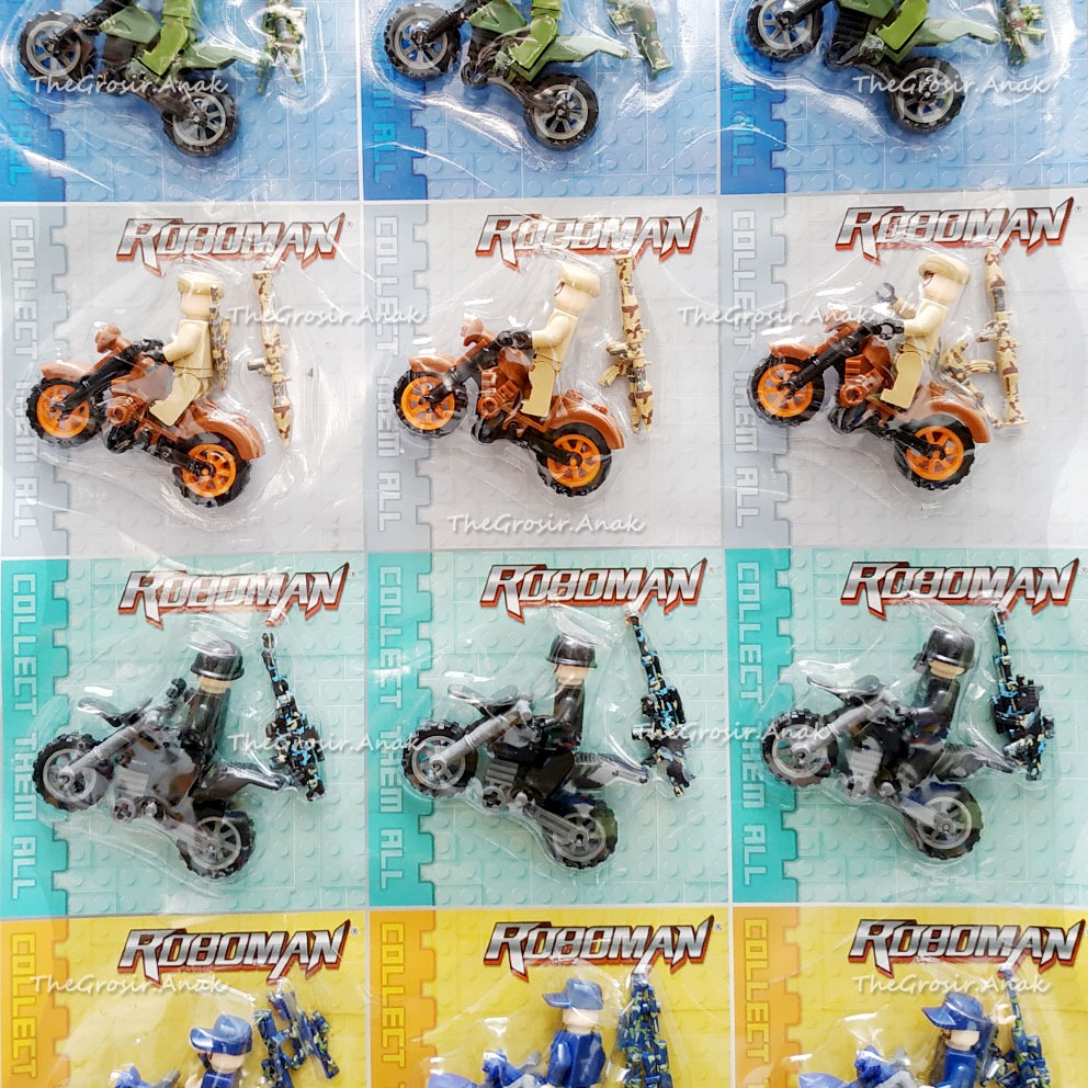 Jual TGA Block Roboman Super Special Forces Mainan DIY Miniatur Motor ...