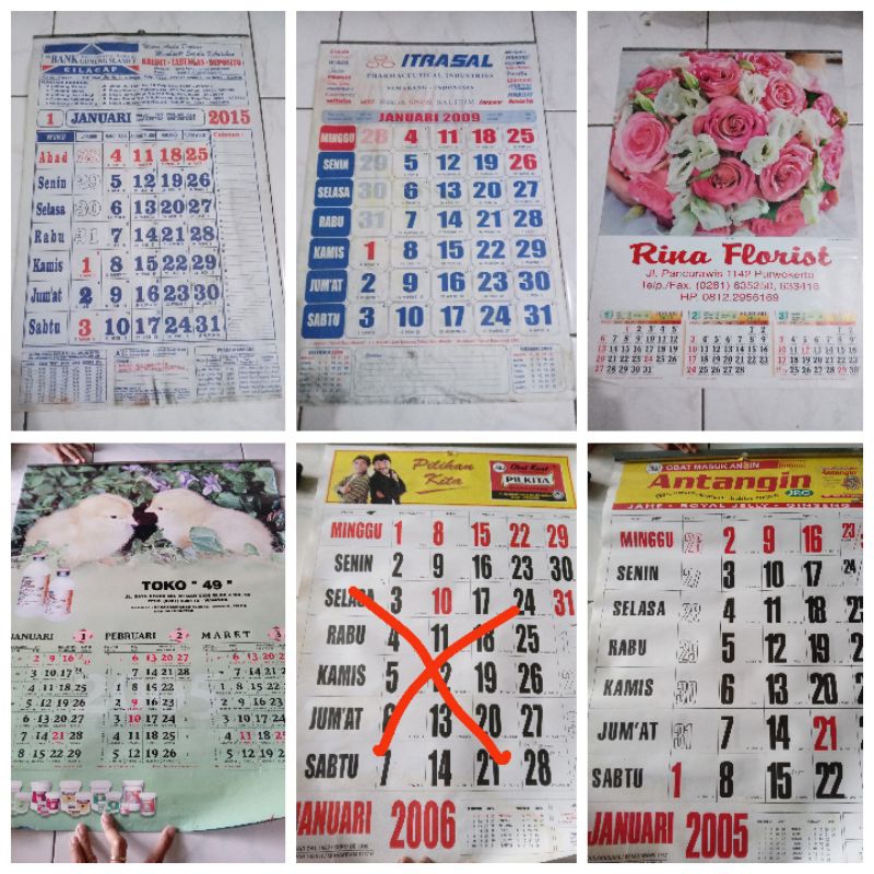Jual Aneka kalender jadul | Shopee Indonesia