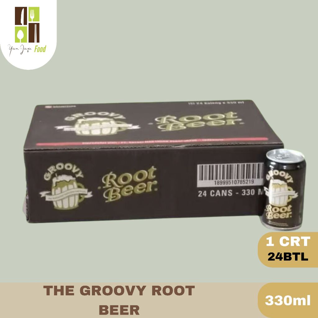 Jual The Groovy Root Ber / The Groovy Root Beer/Zoda/Air Soda/330ML1CRT ...