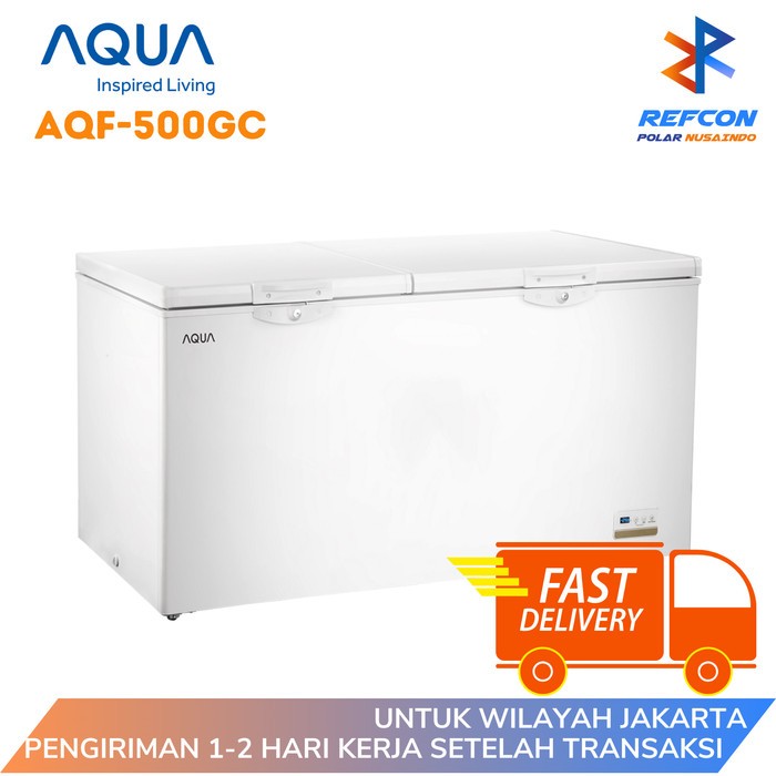 Jual Chest Freezer AQUA AQF 500GC / AQF 500 GC / AQF500GC Freezer Box 488 Liter | Shopee Indonesia