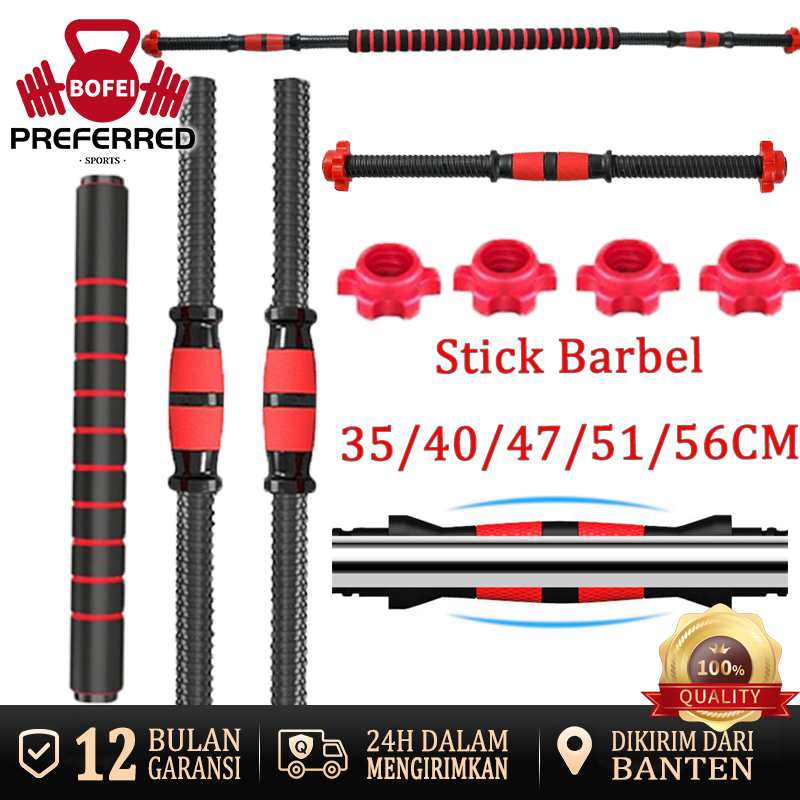 Jual Bofei Stick Barbel penyambung 35CM-57CM Dumbbell Set olahraga ...