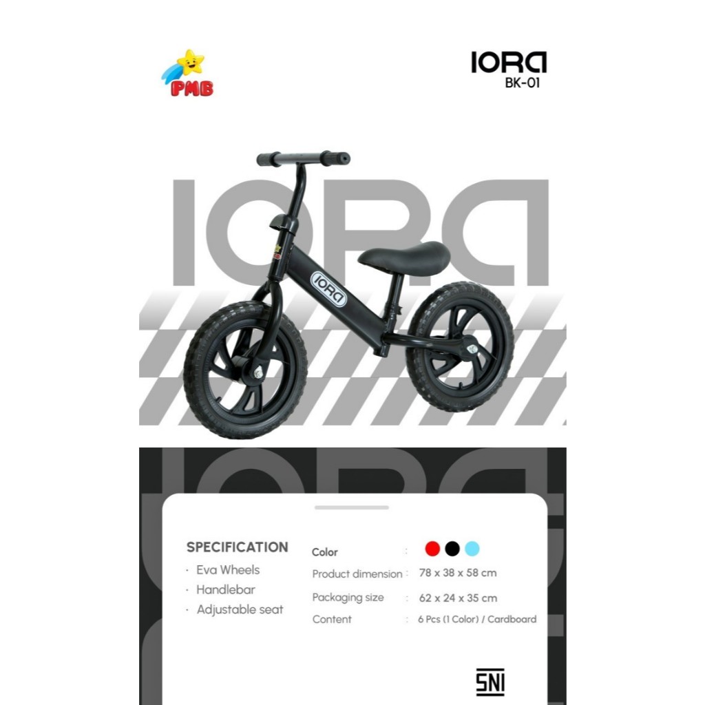 Jual Push bike AVIATOR AT 7906 Balance Bike Keseimbangan sepeda anak ...