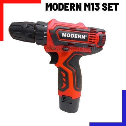 Jual MESIN BOR CAS BATERAI MODERN M-13 Set Original [pengiriman dari ...