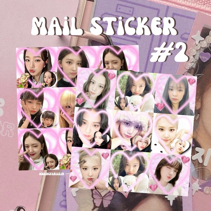 Jual Sticker Mail Set Kpop Cute Deco Ala Sellkor All Girlgroup Version ...