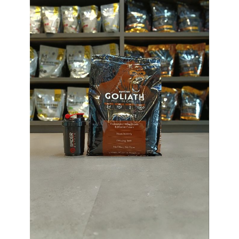 Jual SYNTRAX GOLIATH Mass Protein Gainer 12lbs lb susu penggemuk gym ...