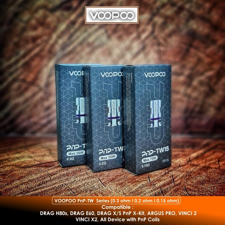 Jual Coil Voopoo Drag H80s Drag E60 PNP-TW Authentic by Vopoo 1 Pack ...