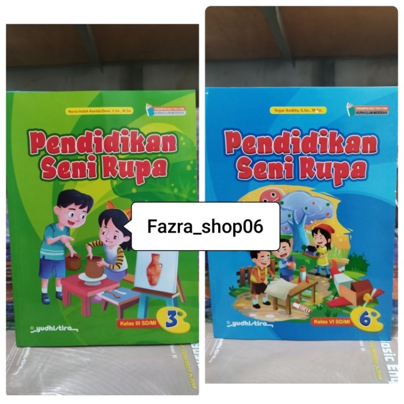 Jual NEW & ORI Buku Pendidikan Seni Rupa sd mi kelas 3 6 Kurikulum Merdeka Yudhistira | Shopee ...