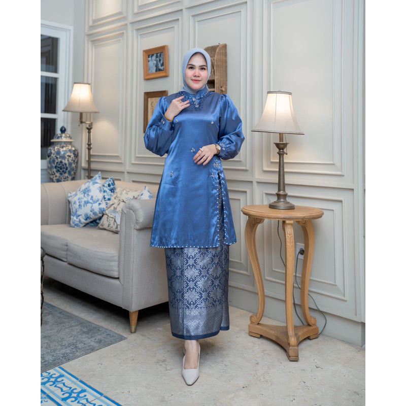 Jual Arsekebaya99_Setelan kebaya kurung payet shimer//baju kurung Melayu//payet tunik//baju ...