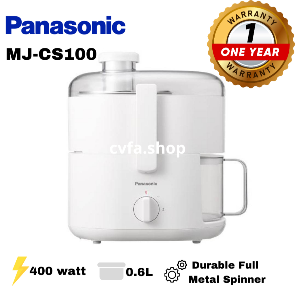 Jual Juicer Panasonic MJ - CS100WSR Pengejus Low Watt 0.6L - Garansi ...