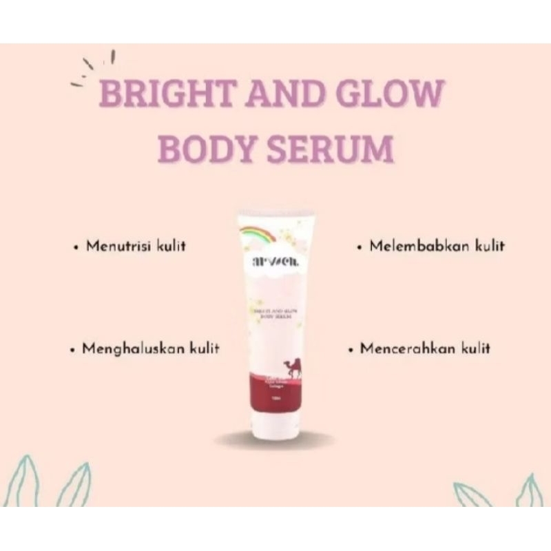 Jual BODY SERUM BY ARVVEN BRIGHT AND GLOW 100ML | Shopee Indonesia