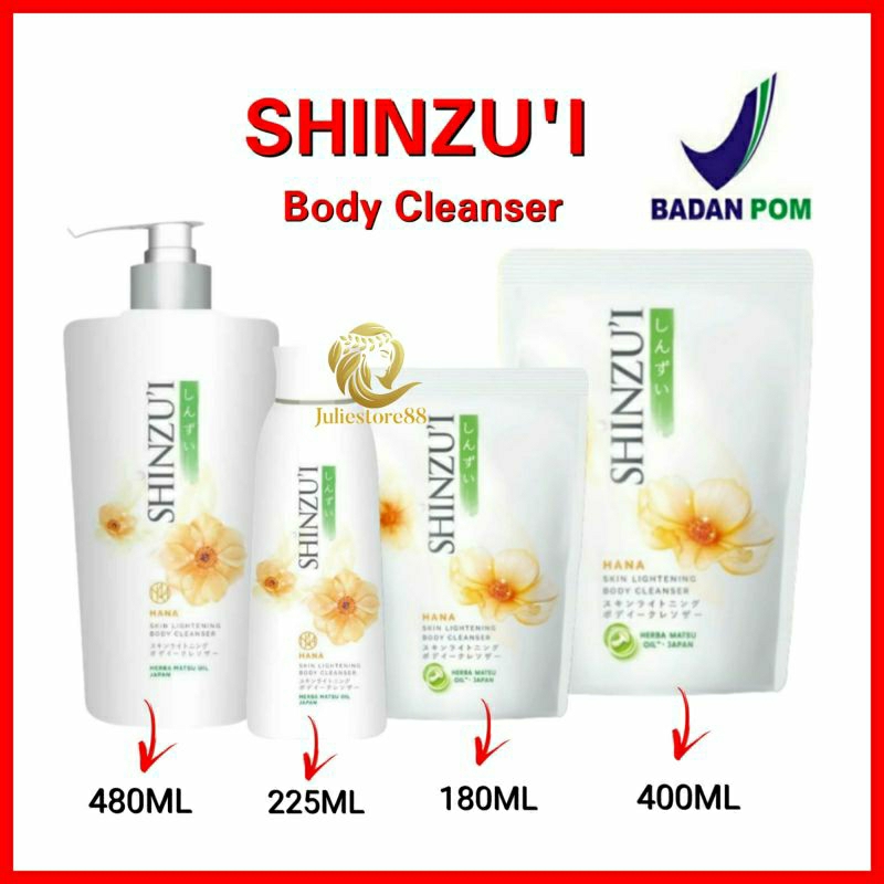 Jual SHINZUI Shinzu'i Skin Lightening Body Cleanser Body Wash Sabun ...