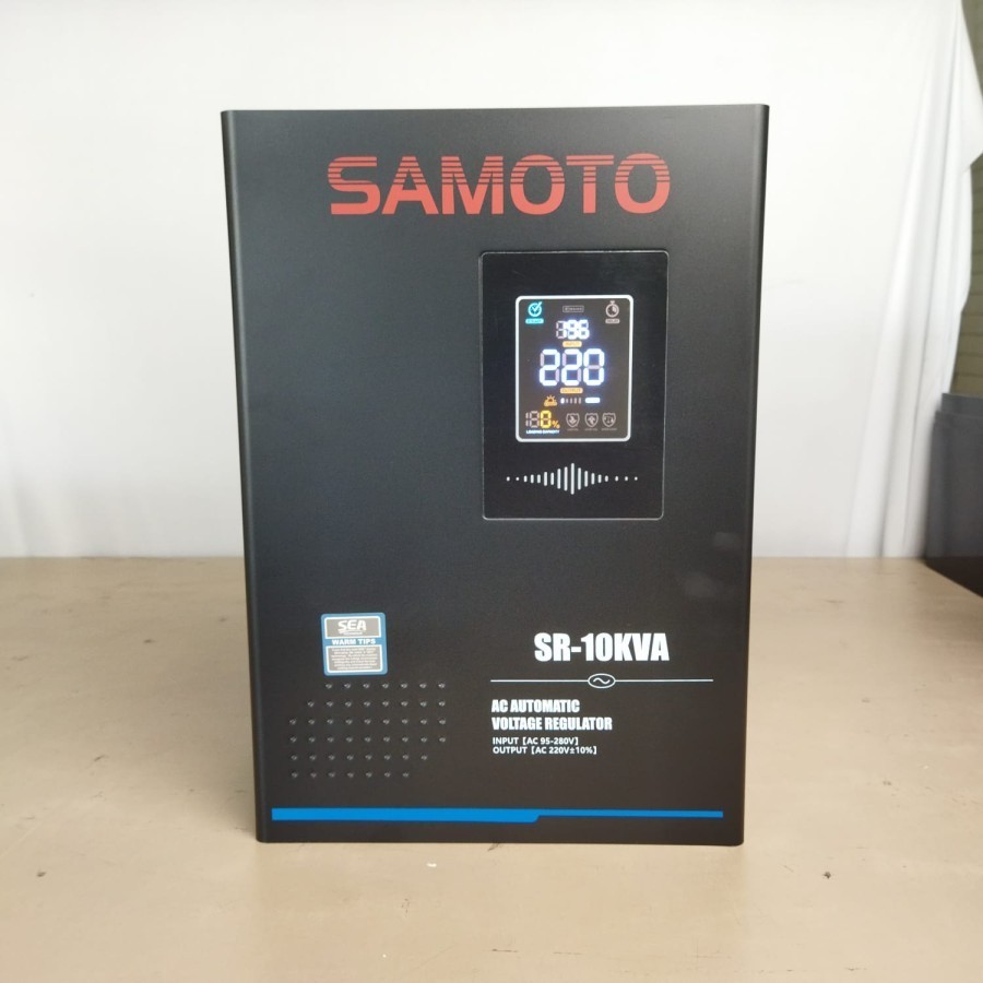 Jual Stabilizer SAMOTO AVR Stabilizer Relay SR 10KVA Relay Controlled ...