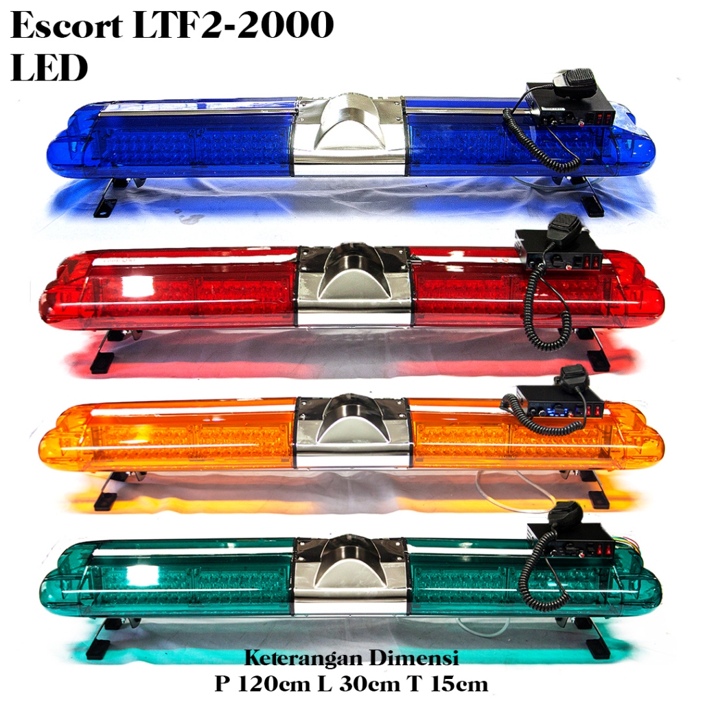 Jual LAMPU ROTATOR EMERGENCY 12V Ambulance Damkar ESCORT 2000 LED ...