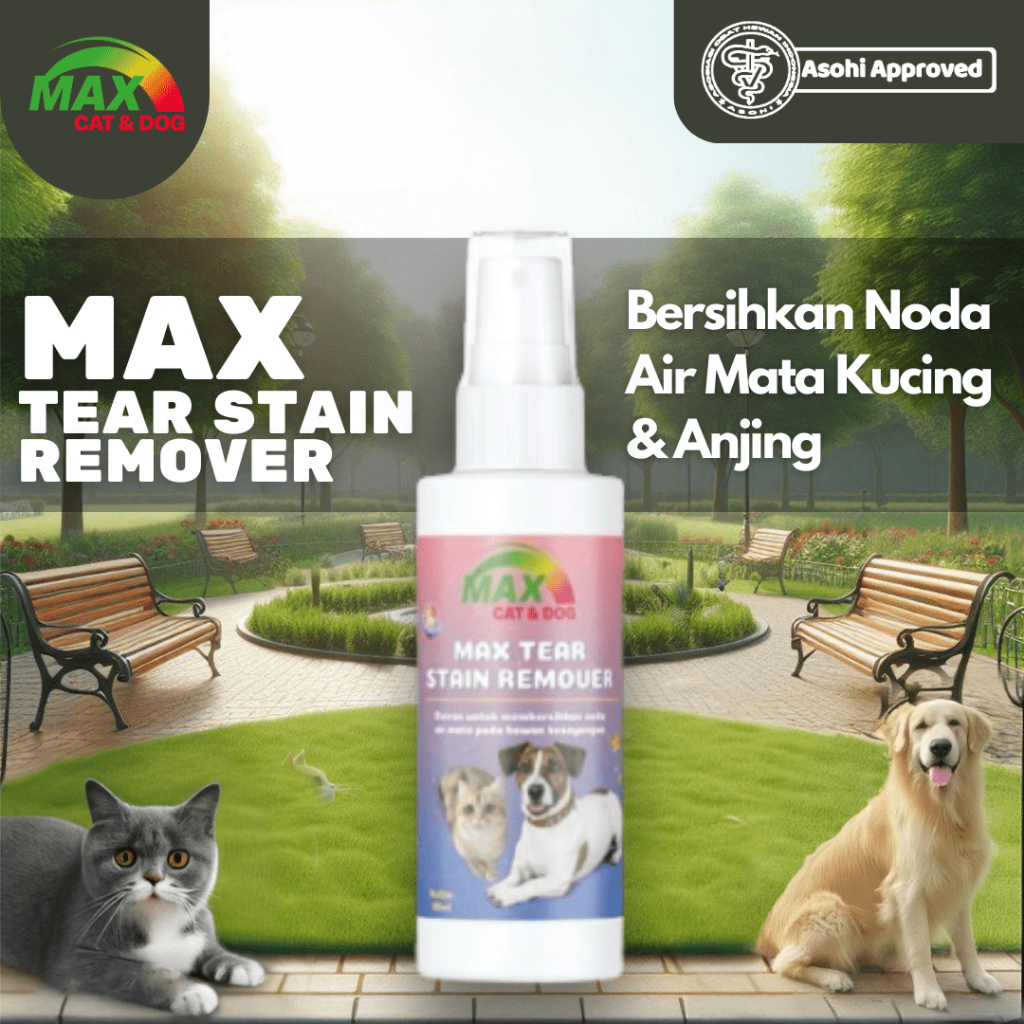 Jual Max Tear Stain Remover Pembersih Noda Air Mata | Shopee Indonesia