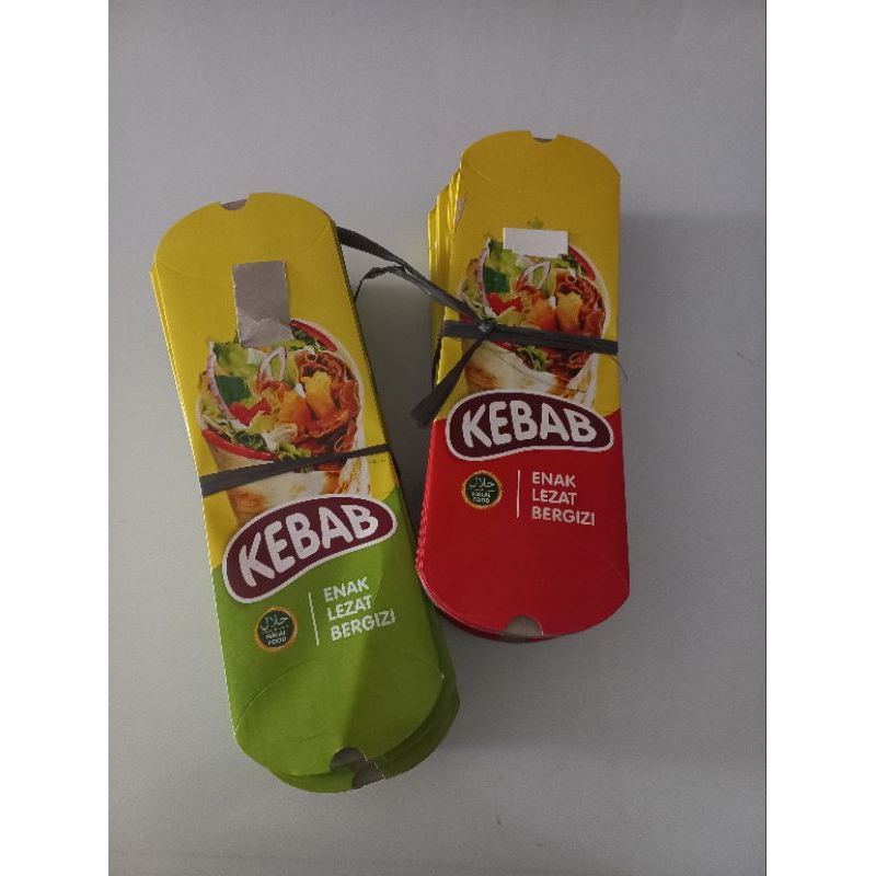 Jual KEBAB OVAL JUMBO CUSTOM ISI 1000PCS (sudah tarikan) | Shopee Indonesia