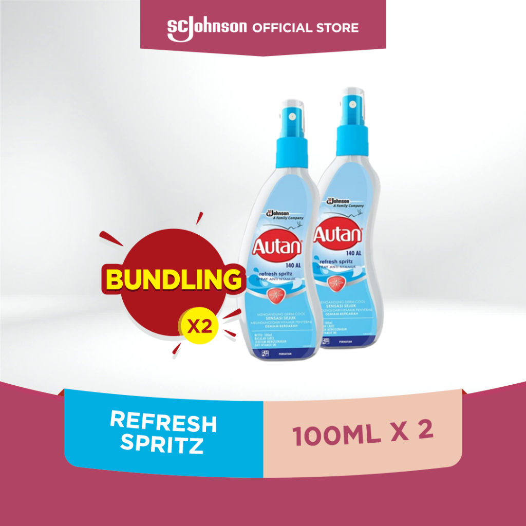 Jual Autan Refresh Spritz Liquid Bottle 100ml - X2 | Shopee Indonesia