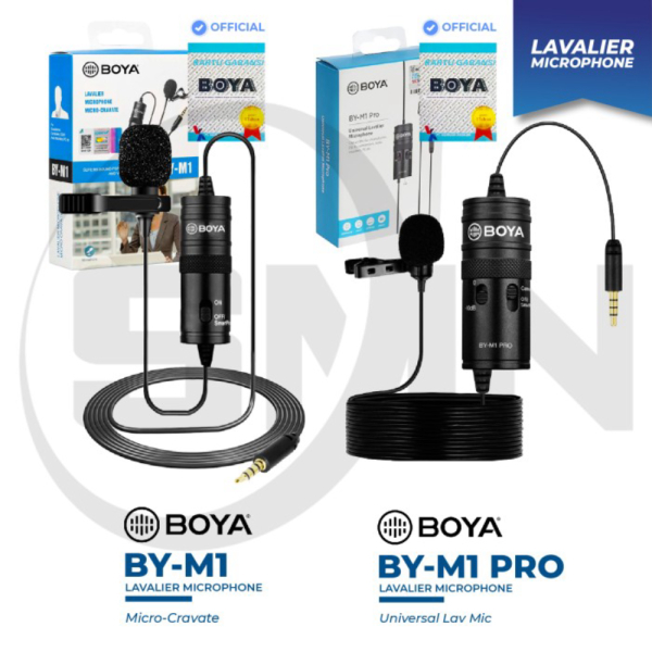 Jual Boya Clip Berkualitas BY-M1 Microphone Mic On Lavalier Unik ...
