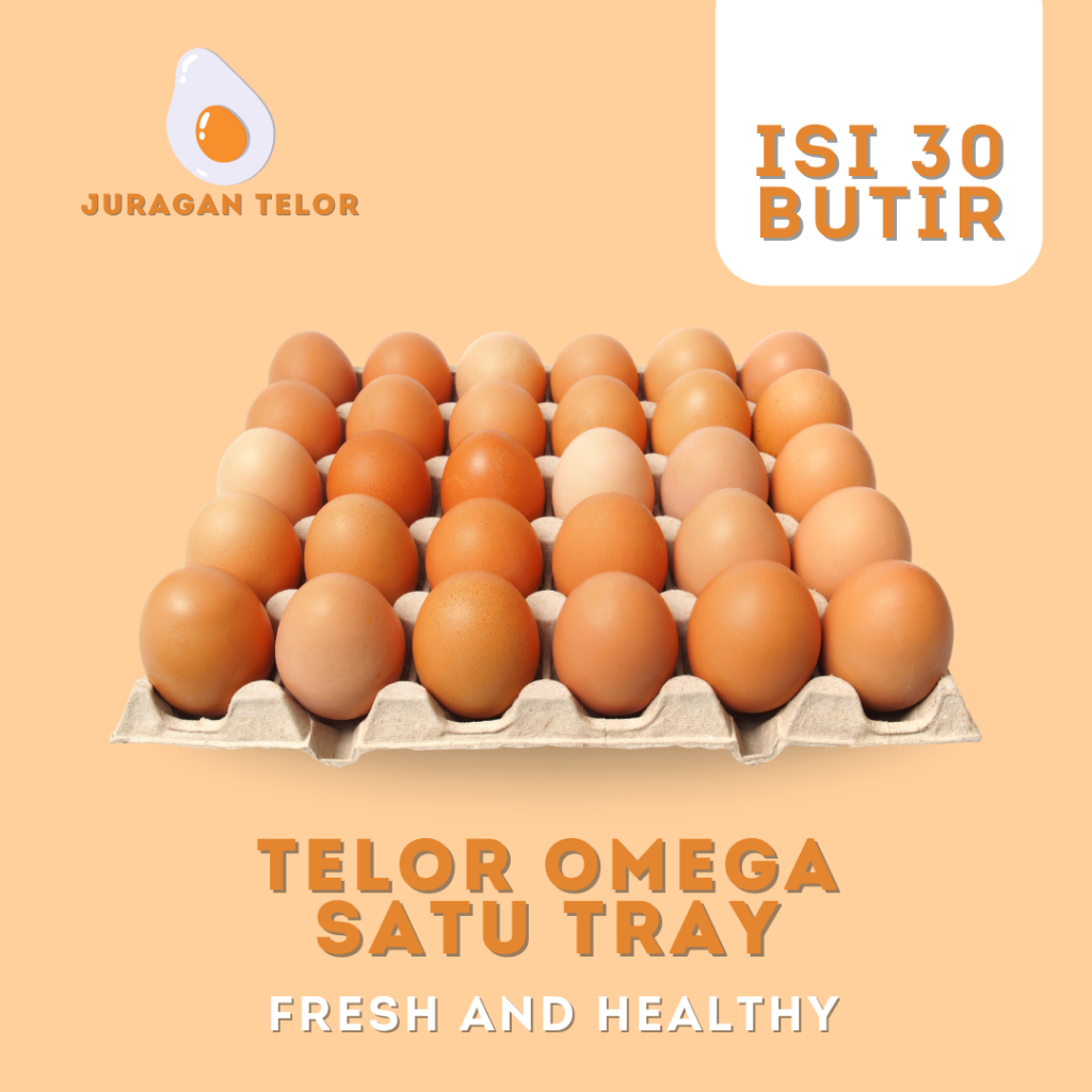 Jual Telur ayam omega kaya manfaat untuk kesehatan satu tray isi 30 ...