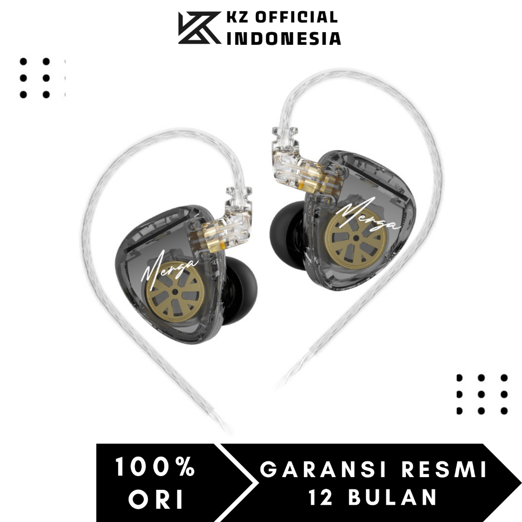 Jual KZ Merga Dual Dynamic Driver In Ear Monitor with Mic | Shopee ...