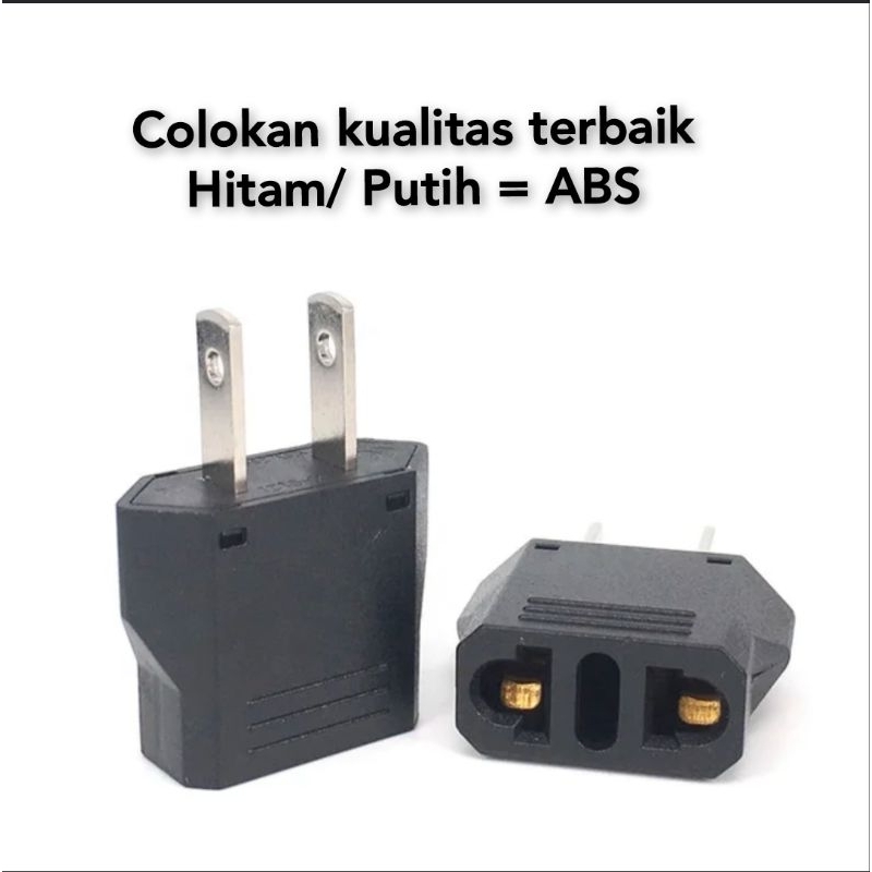 Jual Colokan Listrik Taiwan Jepang US Plug Adapter Over Steker / Power ...