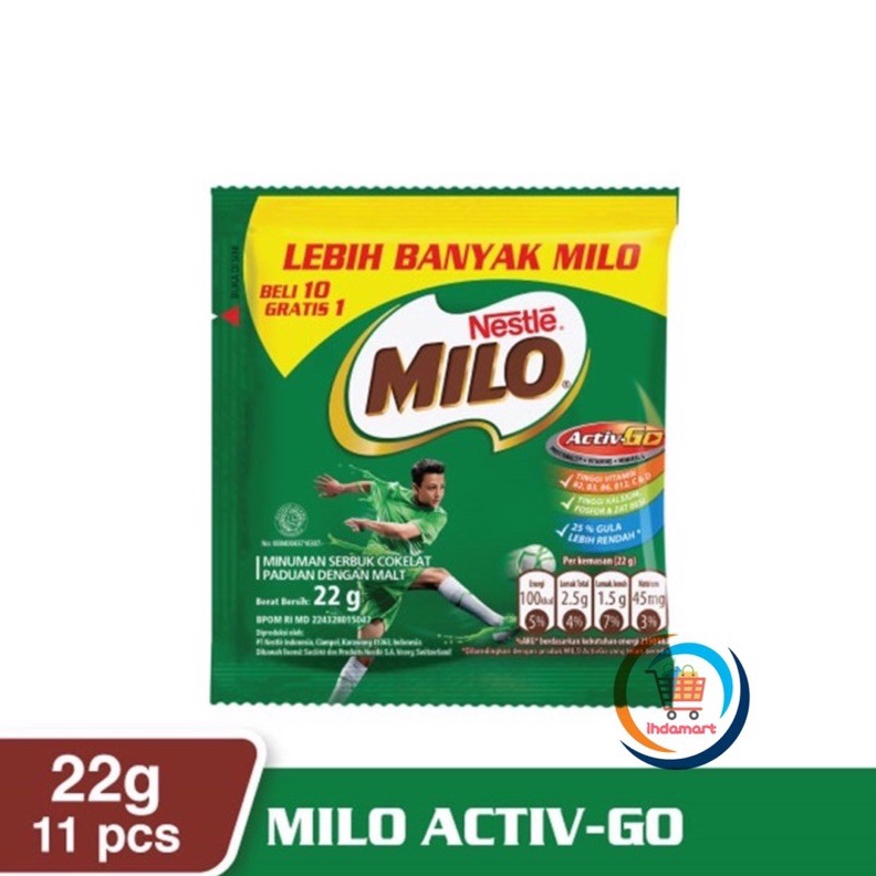 Jual Termurah Milo ActivGo Sachet 22gr Isi 1 pcs | Shopee Indonesia