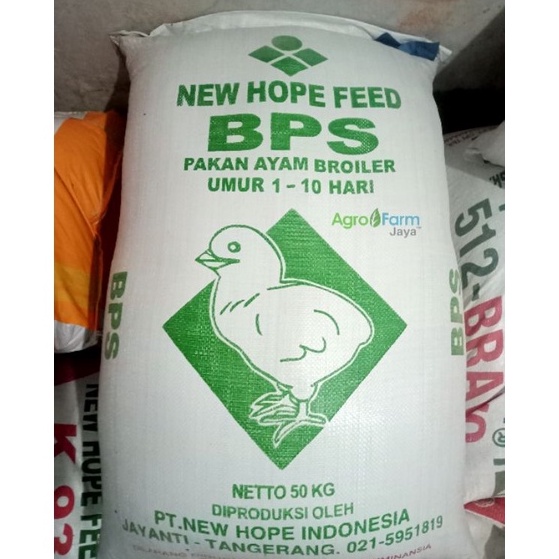 Jual Hadir Pilihan Pakan Ayam Broiler Starter BPS New Hope Paket 1 kg ...