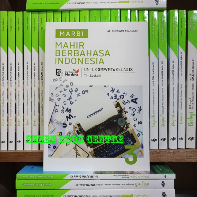 Jual Buku Marbi Bahasa Indonesia Kelas 3/IX/9 SMP Erlangga Kurikulum Merdeka | Shopee Indonesia