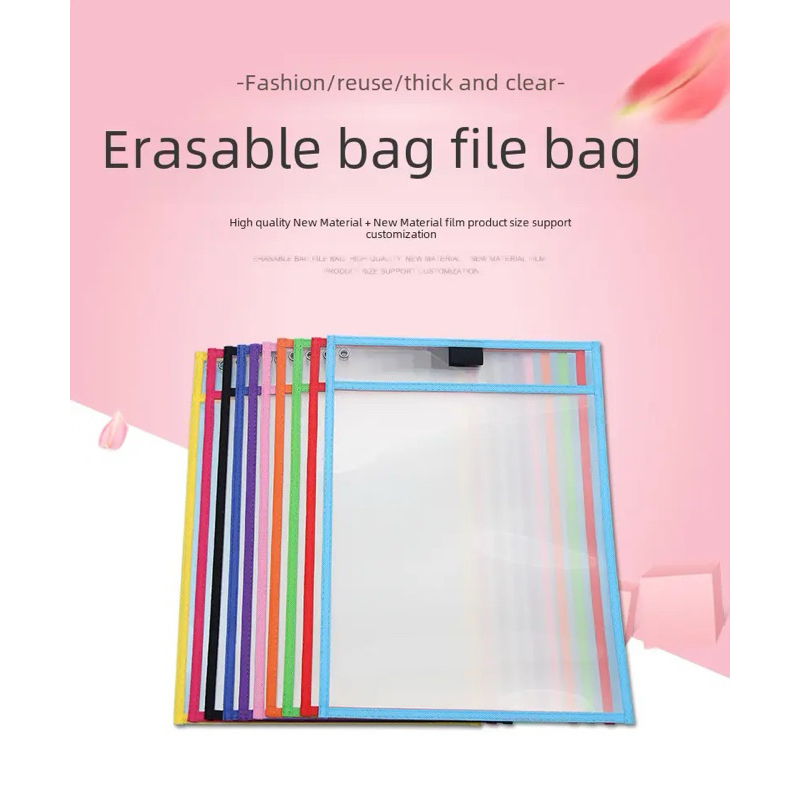 Jual Clear pocket wipe clean sheet worksheet wipe clean pocket map ...