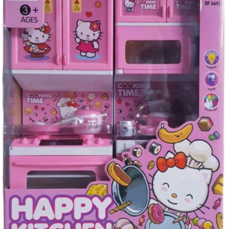 Jual KI3 Mainan Happy Kitchen Set Cooking Time | Shopee Indonesia