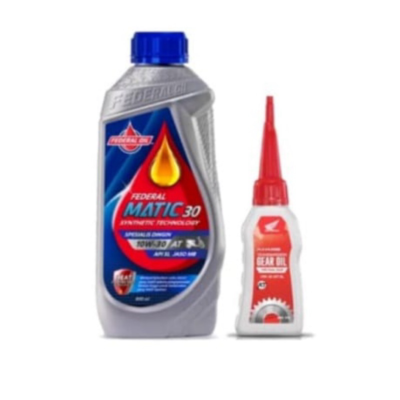Jual Oli Federal Matic Silver Set Oli Gardan Gear honda / Hdm Oli Mesin ...
