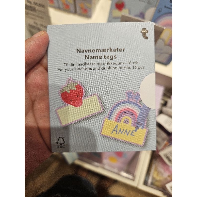 Jual FLYING TIGER FTC STICKER NAME TAG FOR LUNCH BOX & WATER BOTTLE ...