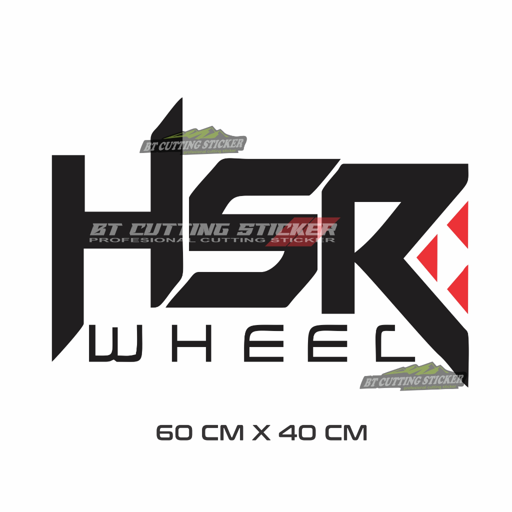 Jual HSR Sticker hsr wheel sticker mobil stiker velg hsr weel sticker ...