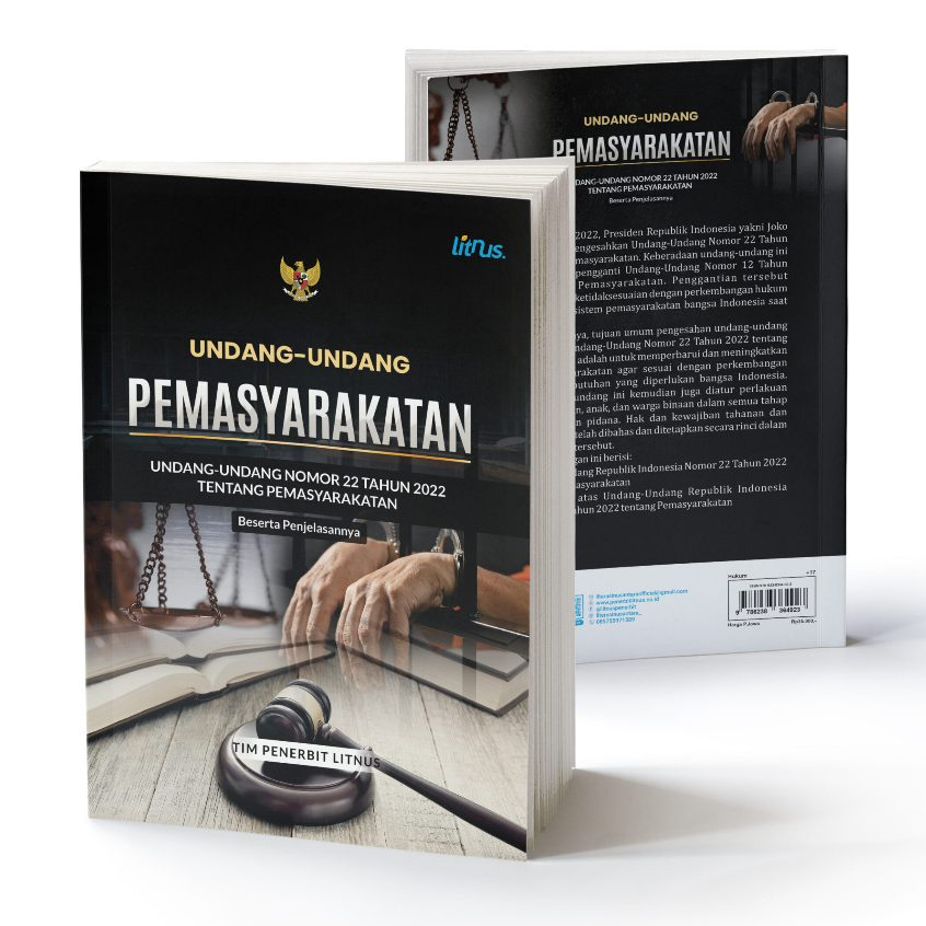 Jual Undang-Undang Pemasyarakatan | Undang-Undang Nomor 22 Tahun 2022 tentang Pemasyarakatan ...