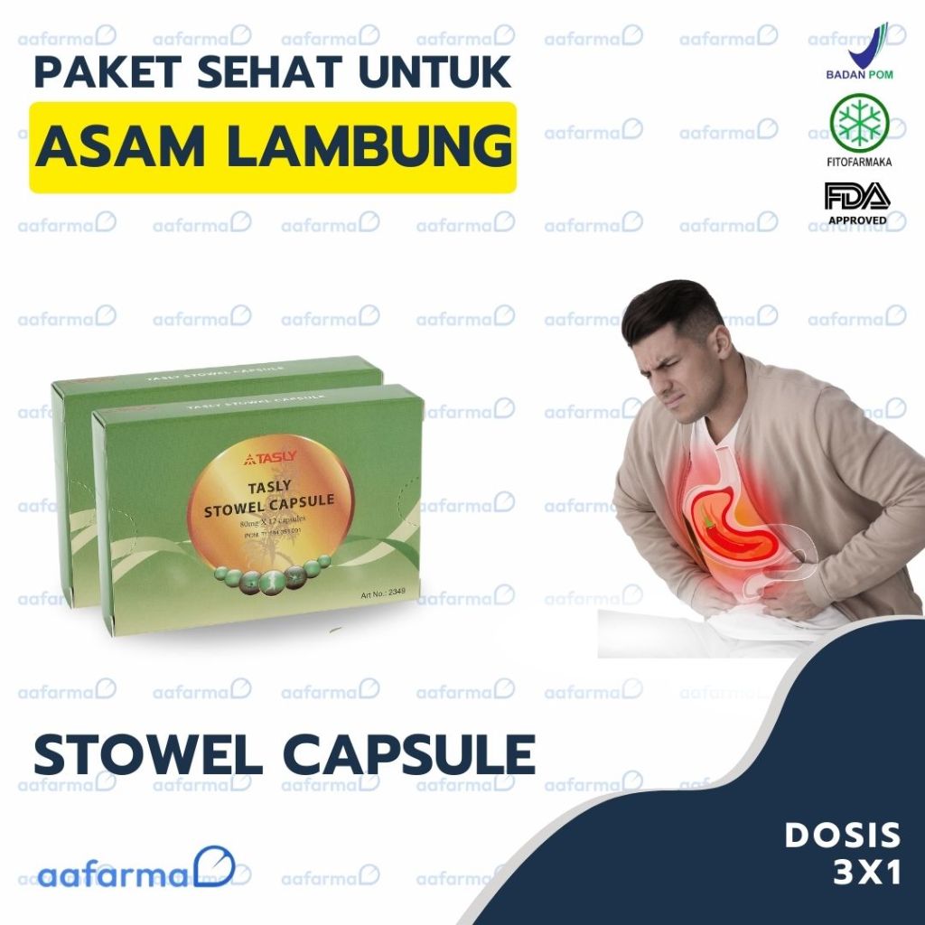 Jual TASLY Stowel Capsule - (Paket Sehat) untuk Asam Lambung | Shopee ...